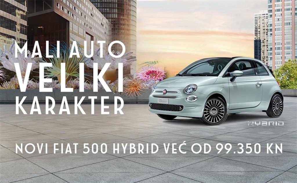 Novi Fiat 500 1.0 BSG hibridni automobil - Gašparić Grupa